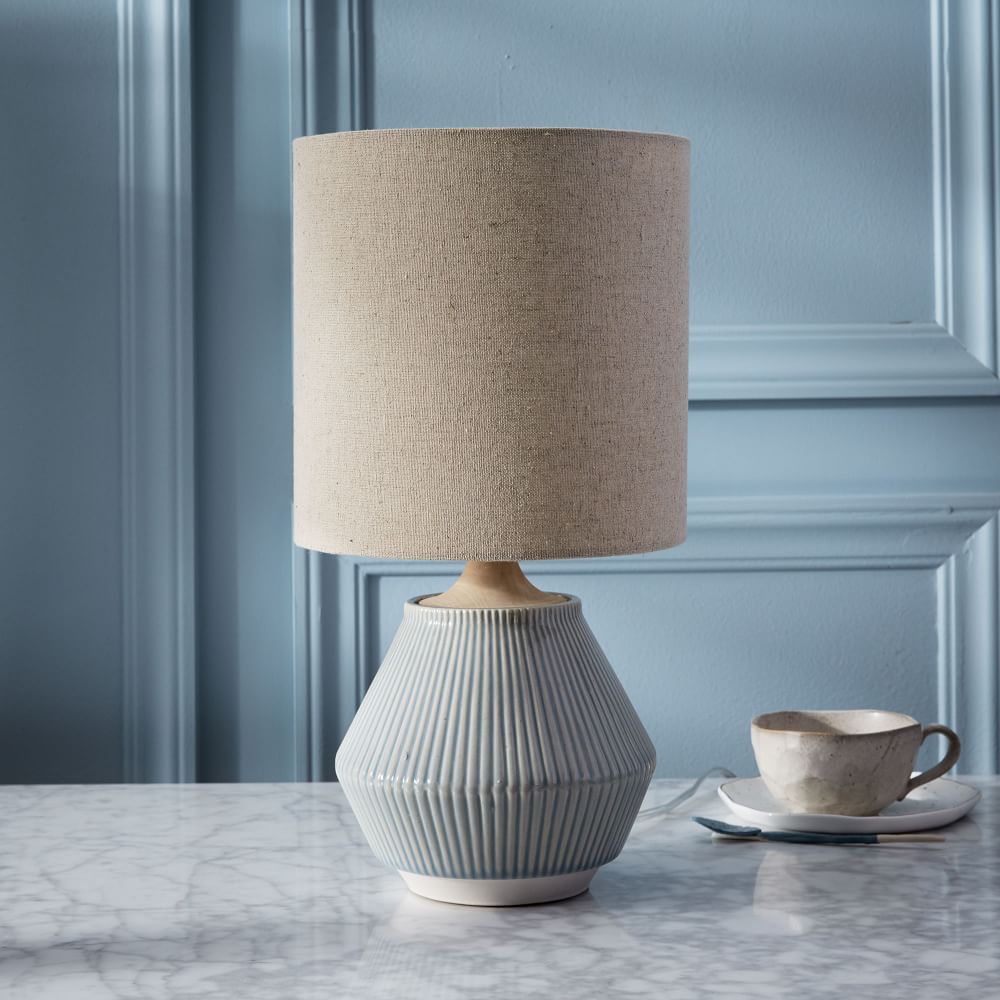 Roar + Rabbit™ Ripple Ceramic Table Lamps | West Elm