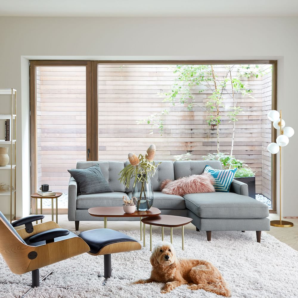 Staggered Glass 5-Light Floor Lamp (60") | West Elm