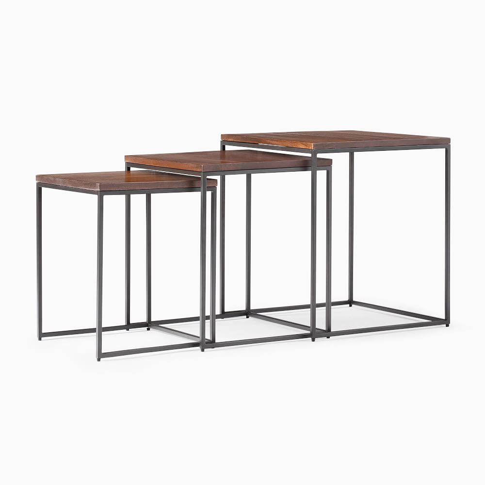 Streamline Nesting Side Tables (15"–20") - Set of 3 | West Elm