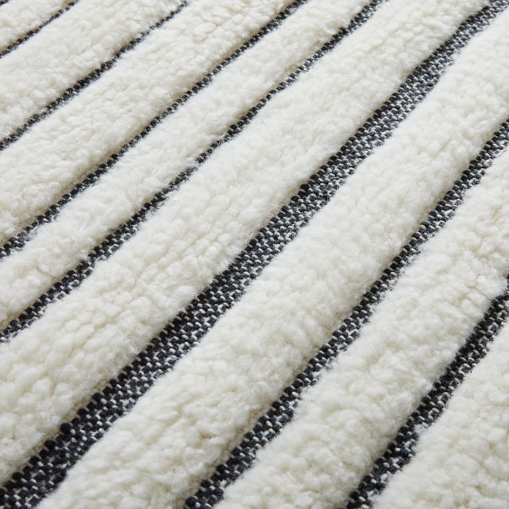 Banded Shag Rug | West Elm