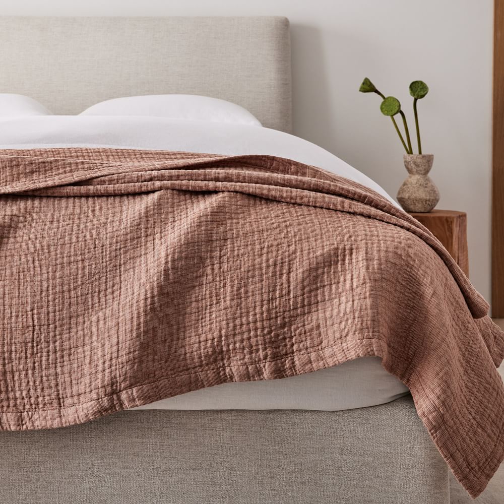European Flax Linen Blanket | West Elm