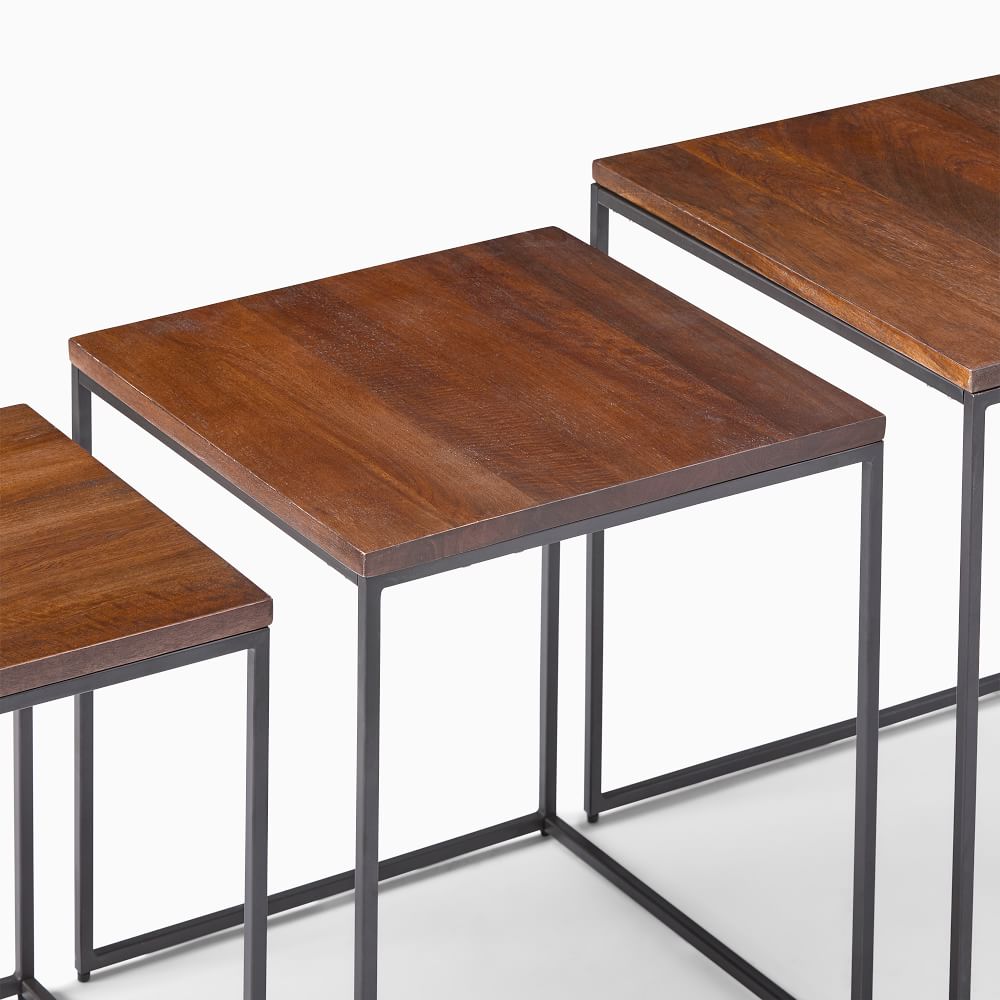 Streamline Nesting Side Tables (15"–20") - Set of 3 | West Elm