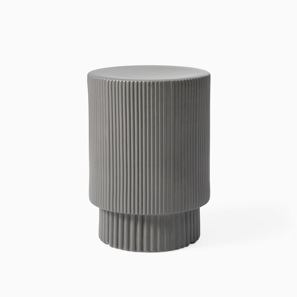Fluted Side Table (13"–16") | West Elm