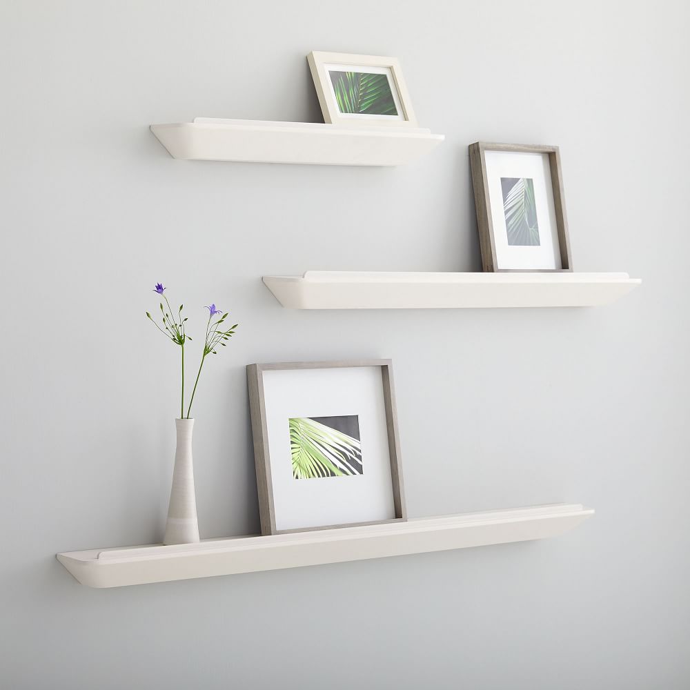 Slim Floating Picture Ledges | West Elm