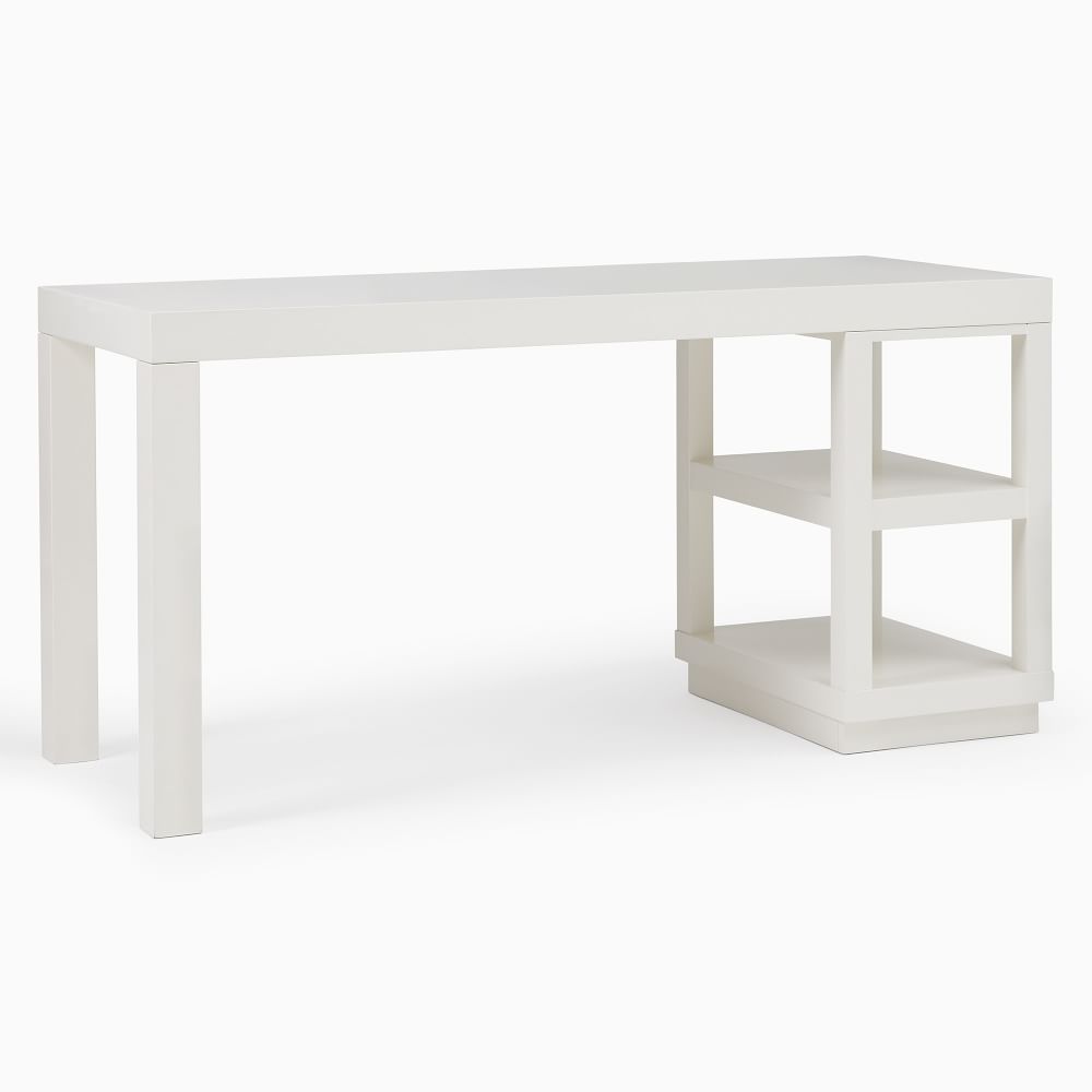 Parsons Open Storage Desk Set (62") | West Elm