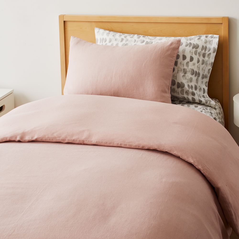 Open Box: European Flax Linen Kids Duvet Cover & Shams | West Elm