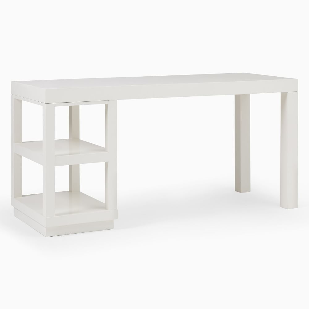 Parsons Open Storage Desk Set (62") | West Elm