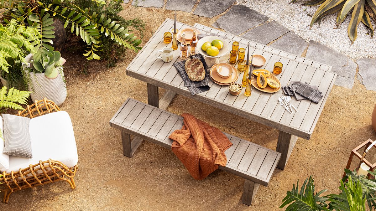 Portside Outdoor Expandable Dining Table 76 5 106 West Elm