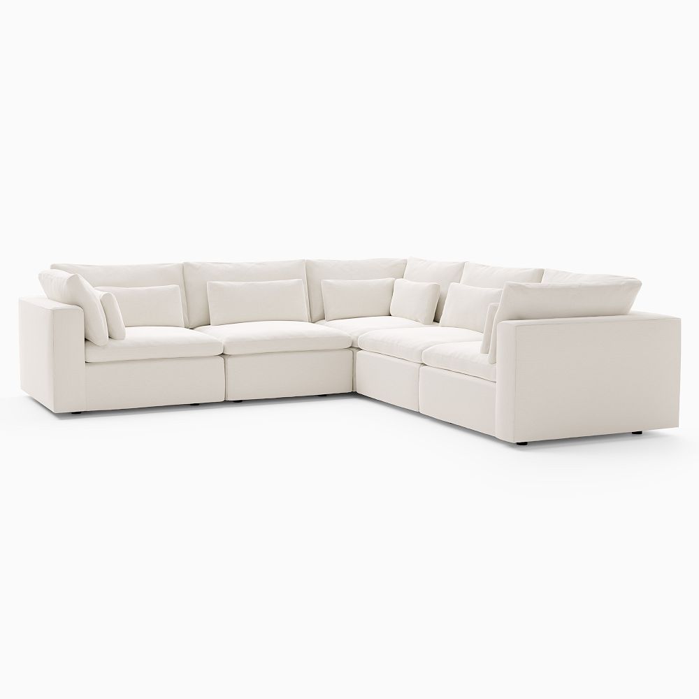 Harmony Modular 5-Piece L-Shaped Sectional (120") | West Elm