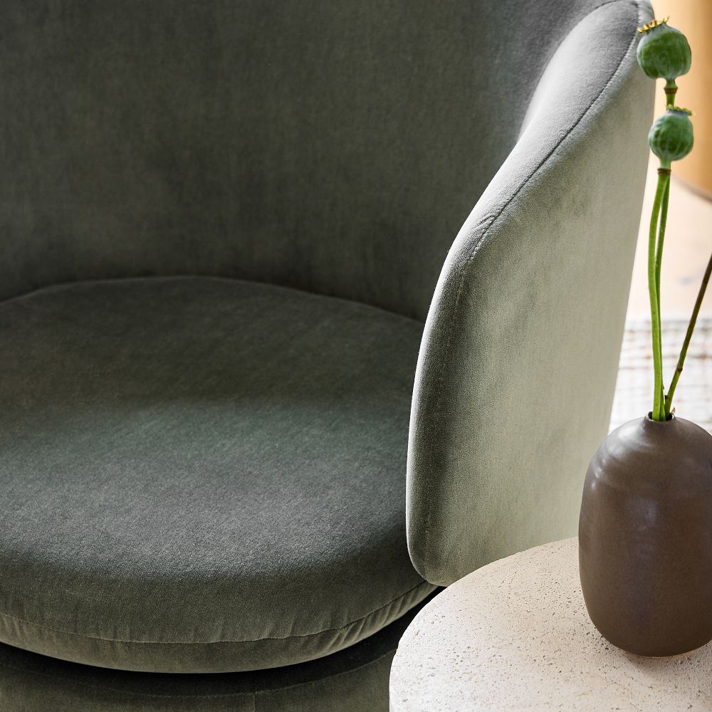 Crescent Swivel Chair | West Elm