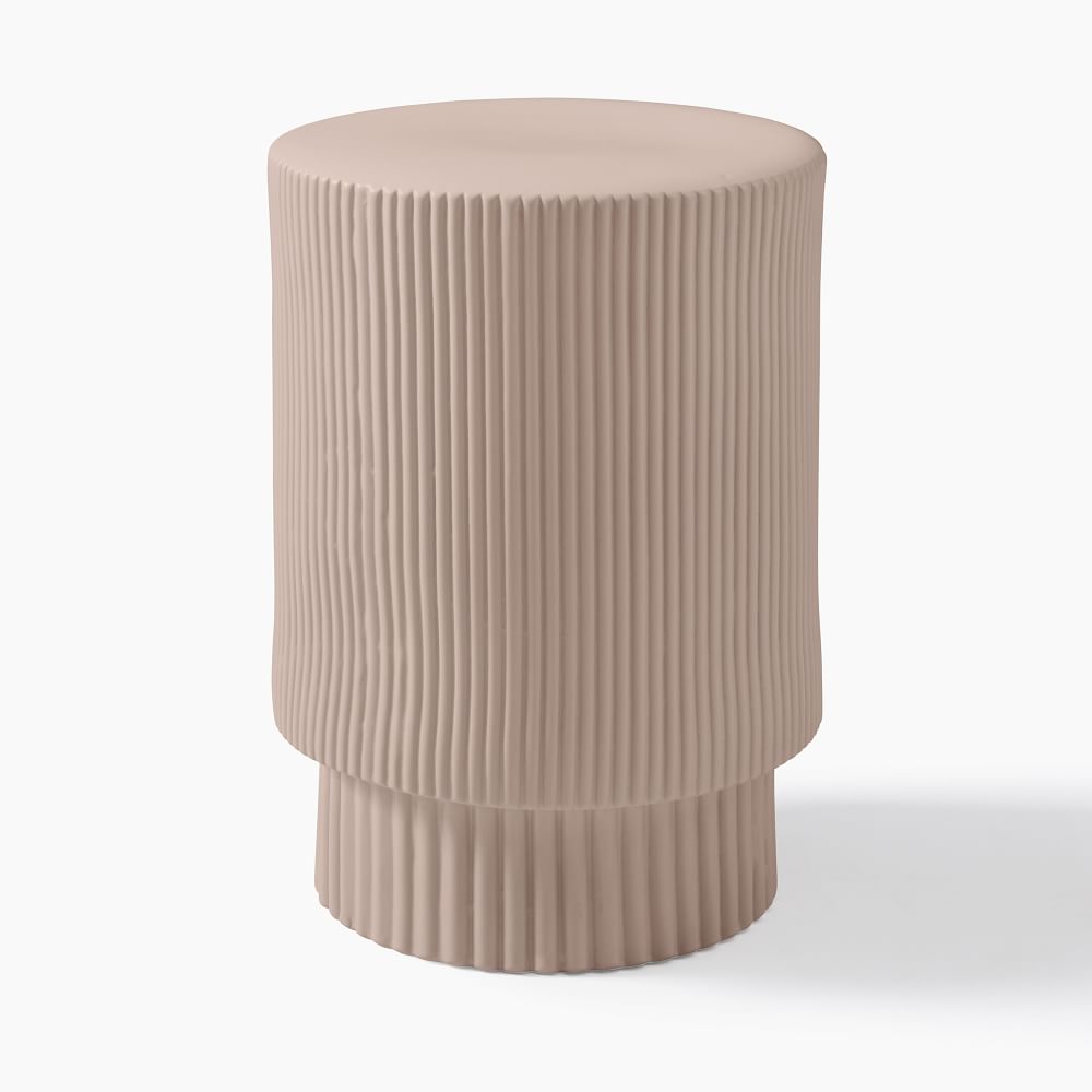 Fluted Side Table (13"–16") | West Elm