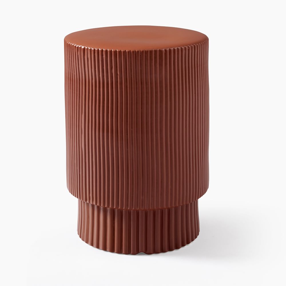 Fluted Side Table (13"–16") | West Elm