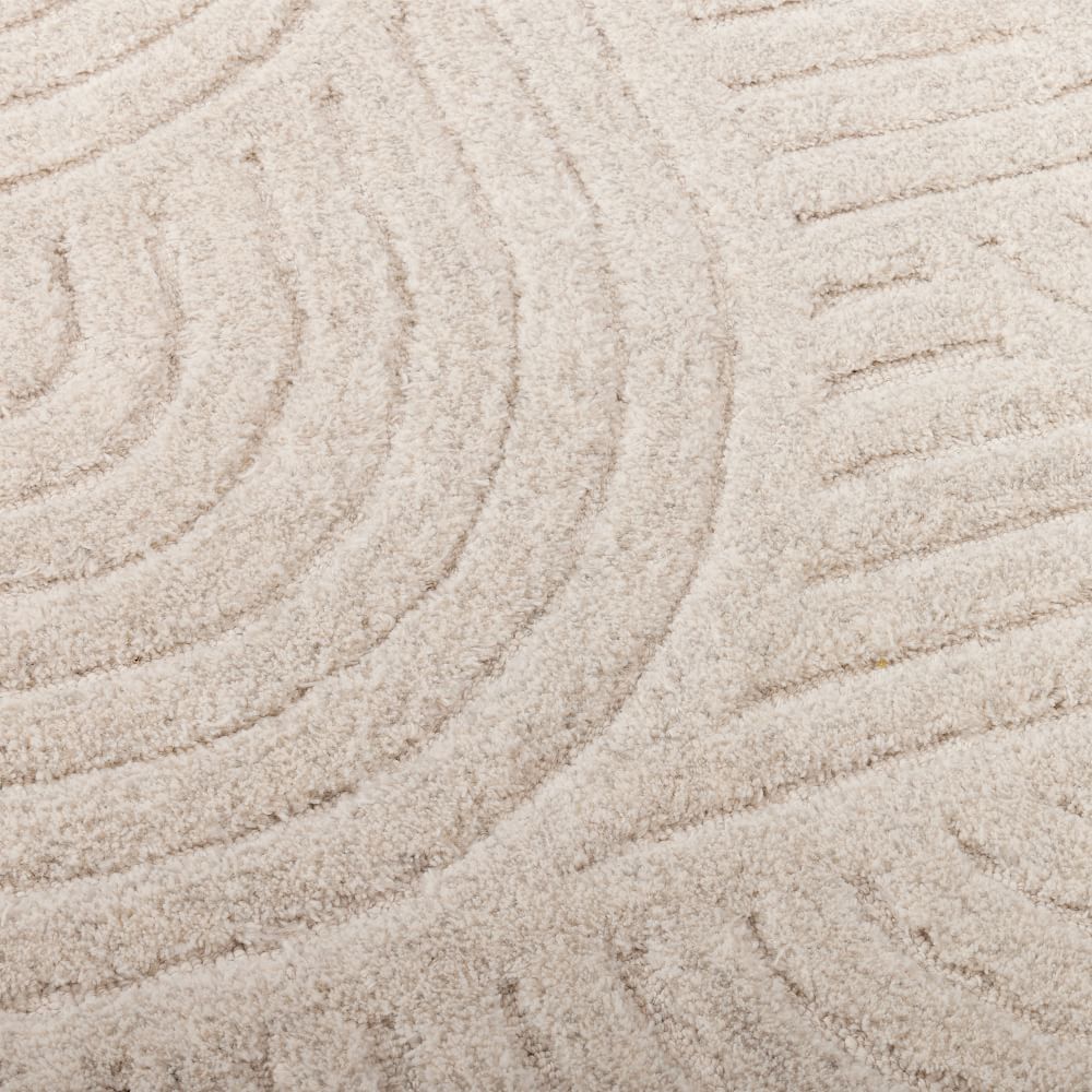 Curved Lines Easy Care Rug | West Elm
