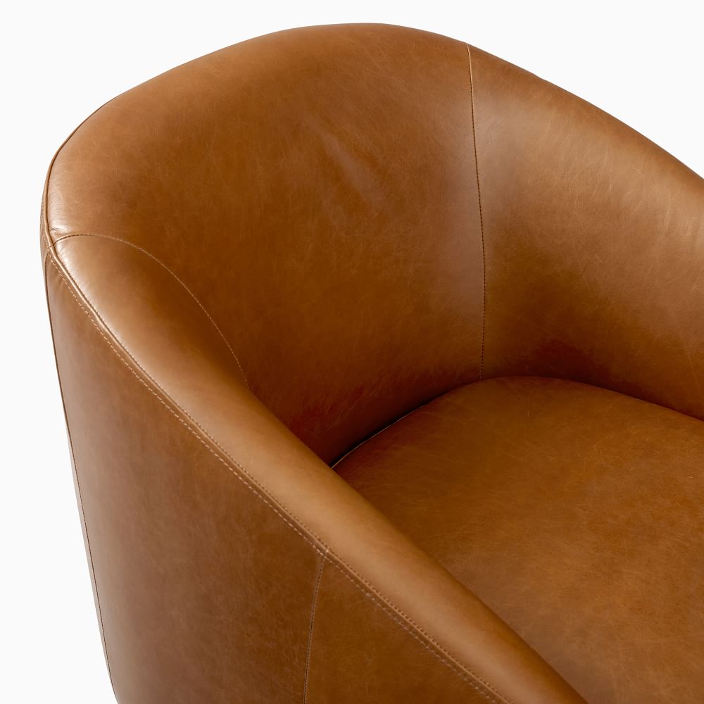 Jonah Leather Chair | West Elm