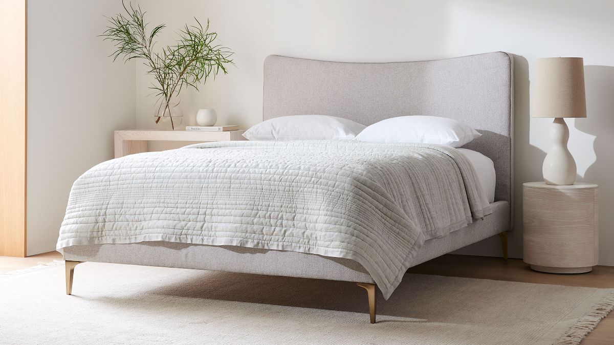 Myla Bed - Metal Legs | West Elm