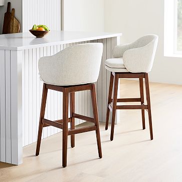 Wayne Swivel Bar & Counter Stools | West Elm