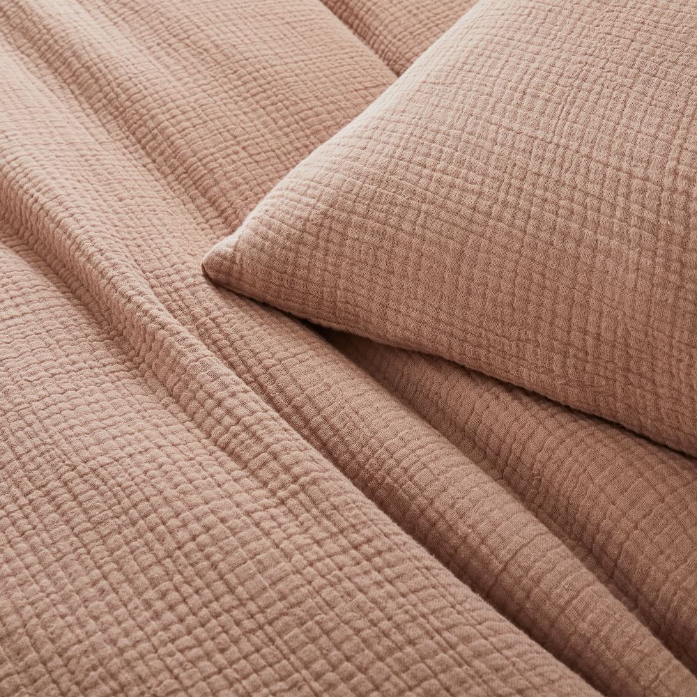 Dreamy Gauze Cotton Duvet Cover & Shams | West Elm