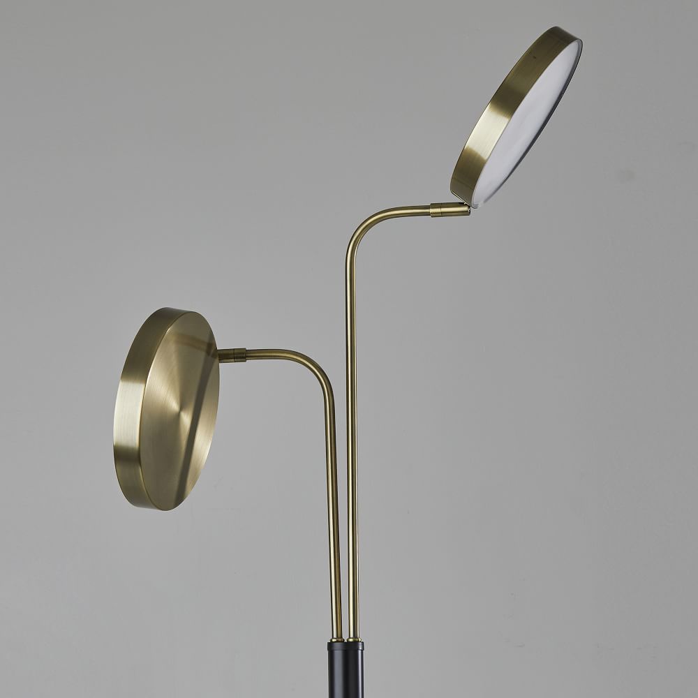 2-Light LED Floor Lamp | West Elm
