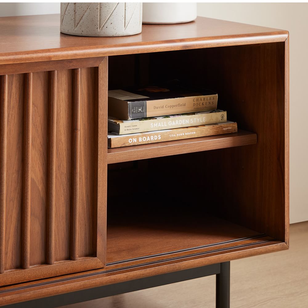 Slatted Media Console (67") | West Elm