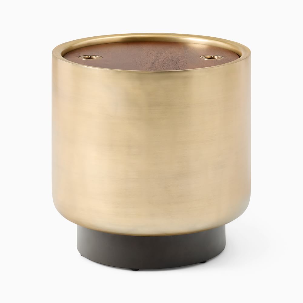 Drum Storage Side Table (20") | West Elm