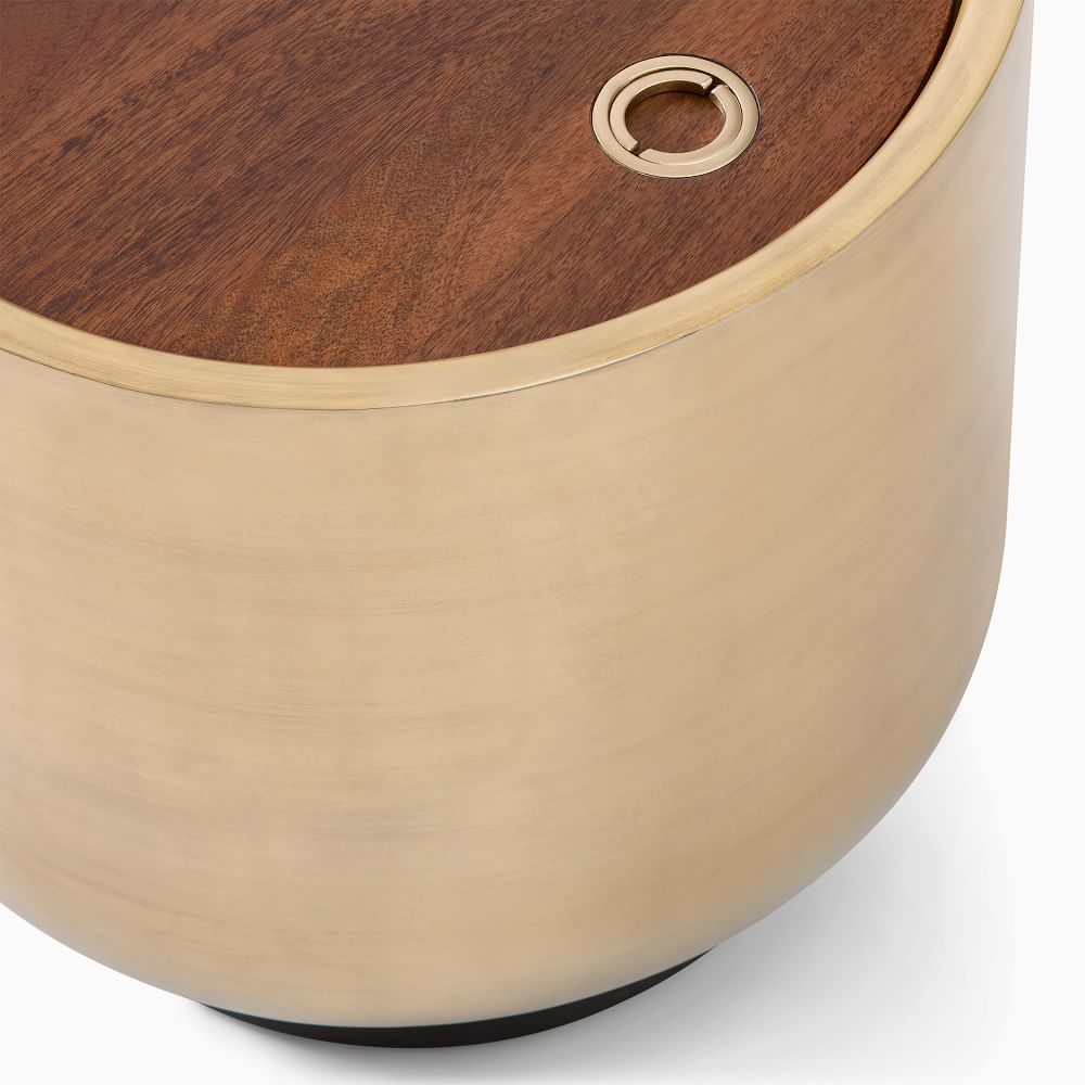 Drum Storage Side Table (20") | West Elm