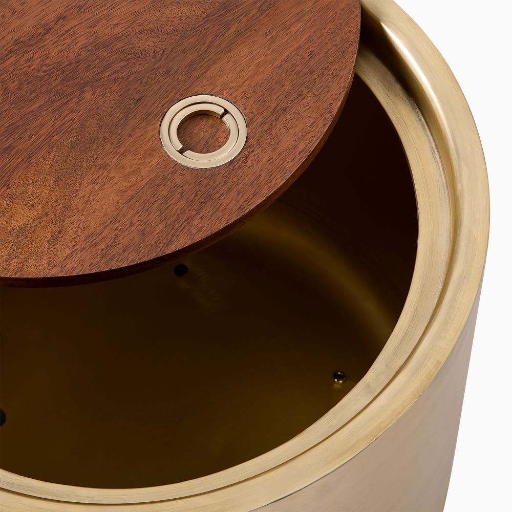 Drum Storage Side Table (20") | West Elm