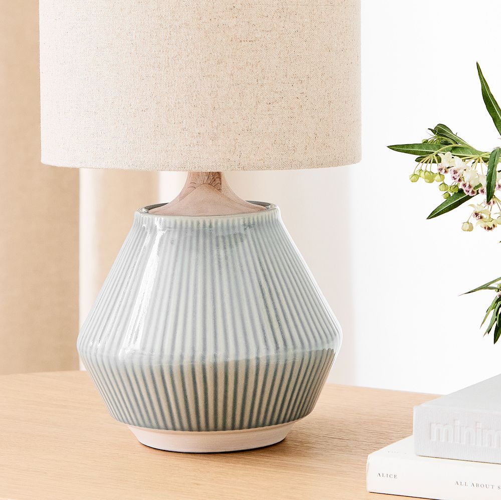 Roar & Rabbit™ Ripple Ceramic Table Lamp (28") | West Elm