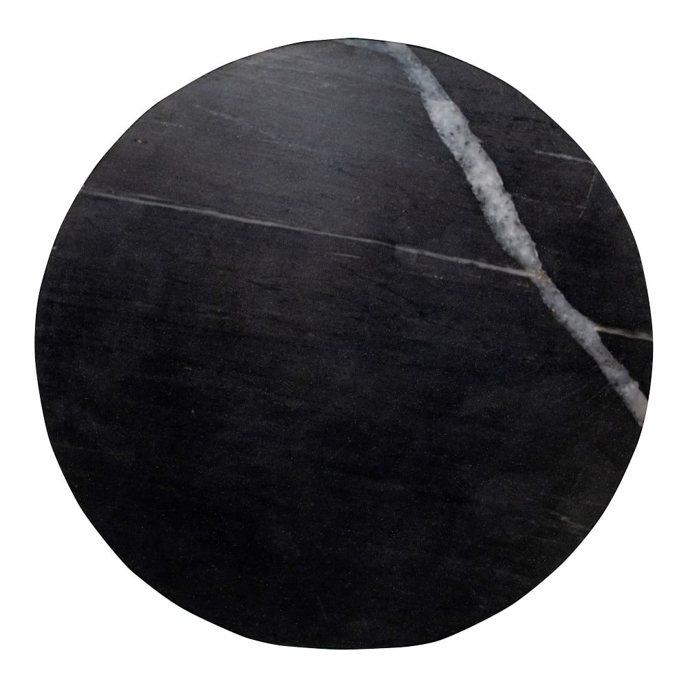 Angled Base Marble Side Table | West Elm