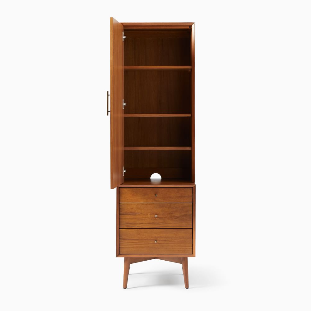 Mid-Century Narrow Hutch w/ Console (20.5") | West Elm