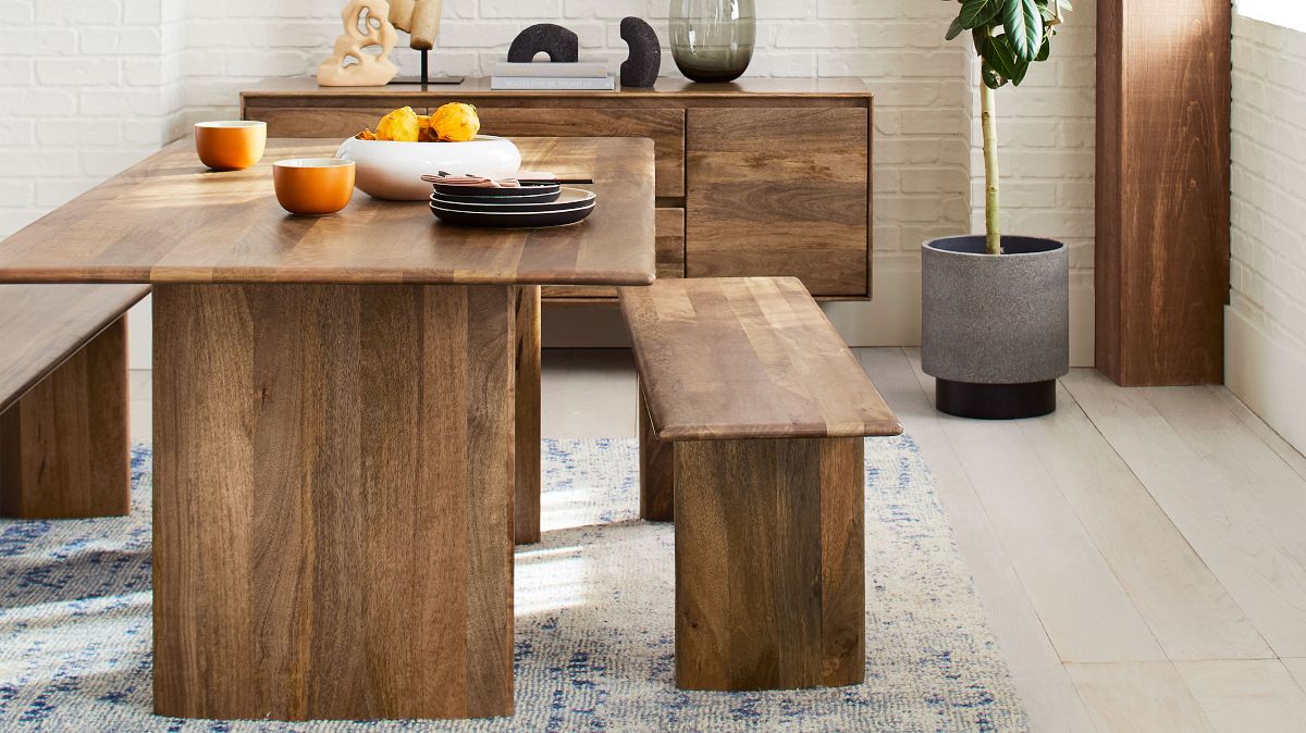 Anton Solid Wood Dining Table (72", 86", 120") | West Elm