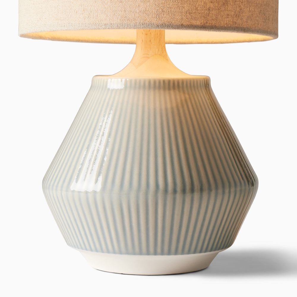 Roar & Rabbit™ Ripple Ceramic Table Lamp (17") | West Elm