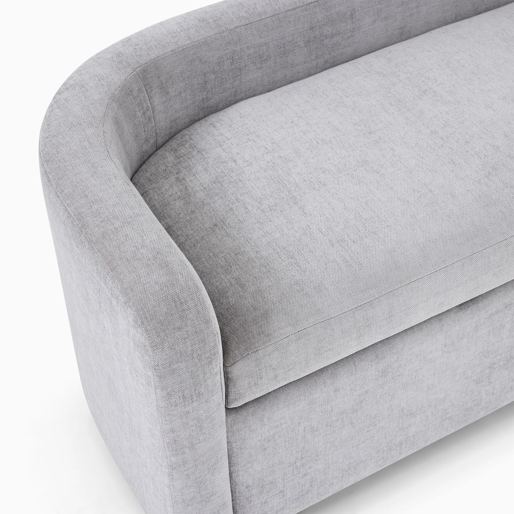 Bacall Curved Storage Bench | West Elm
