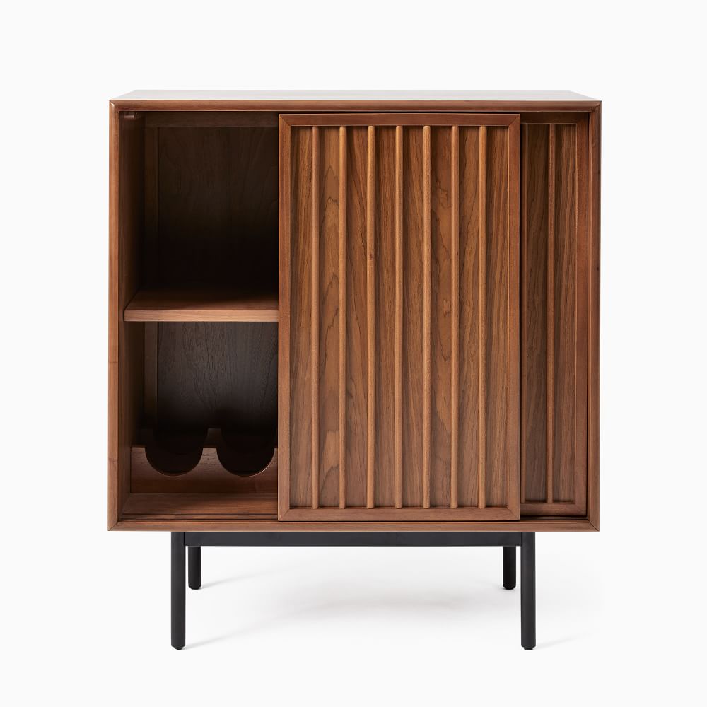Slatted Bar Cabinet (32") | West Elm