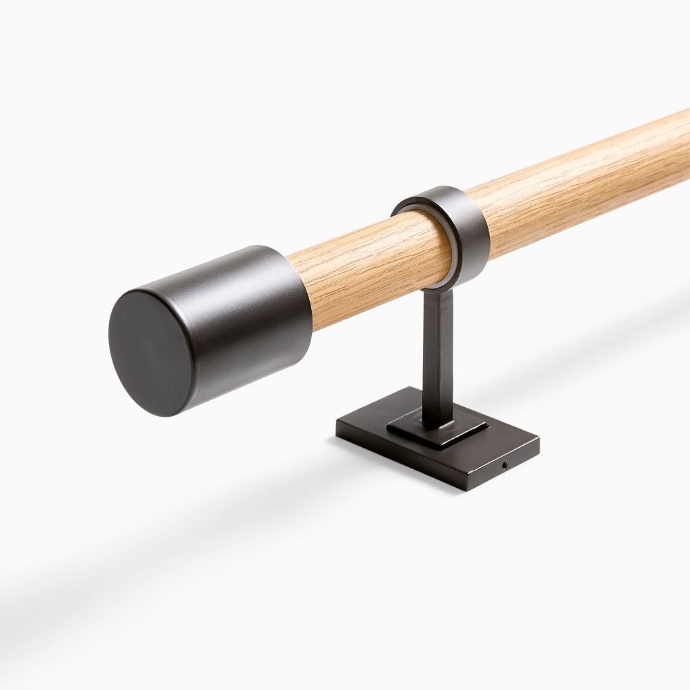 Mid-Century Rod - Oak/ Dark Bronze | West Elm