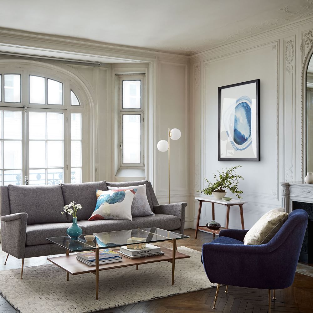 Phoebe Chair - Metal Legs | West Elm