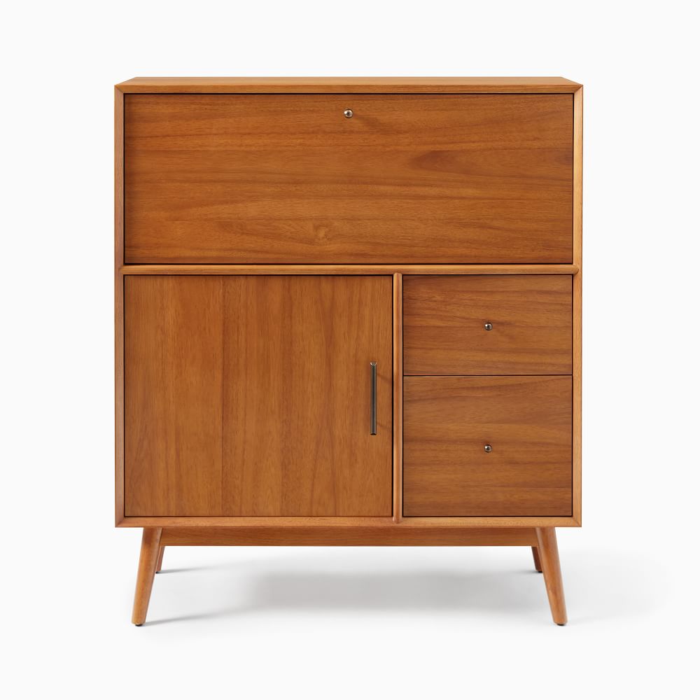 Mid-Century Secretary Desk (38") | West Elm