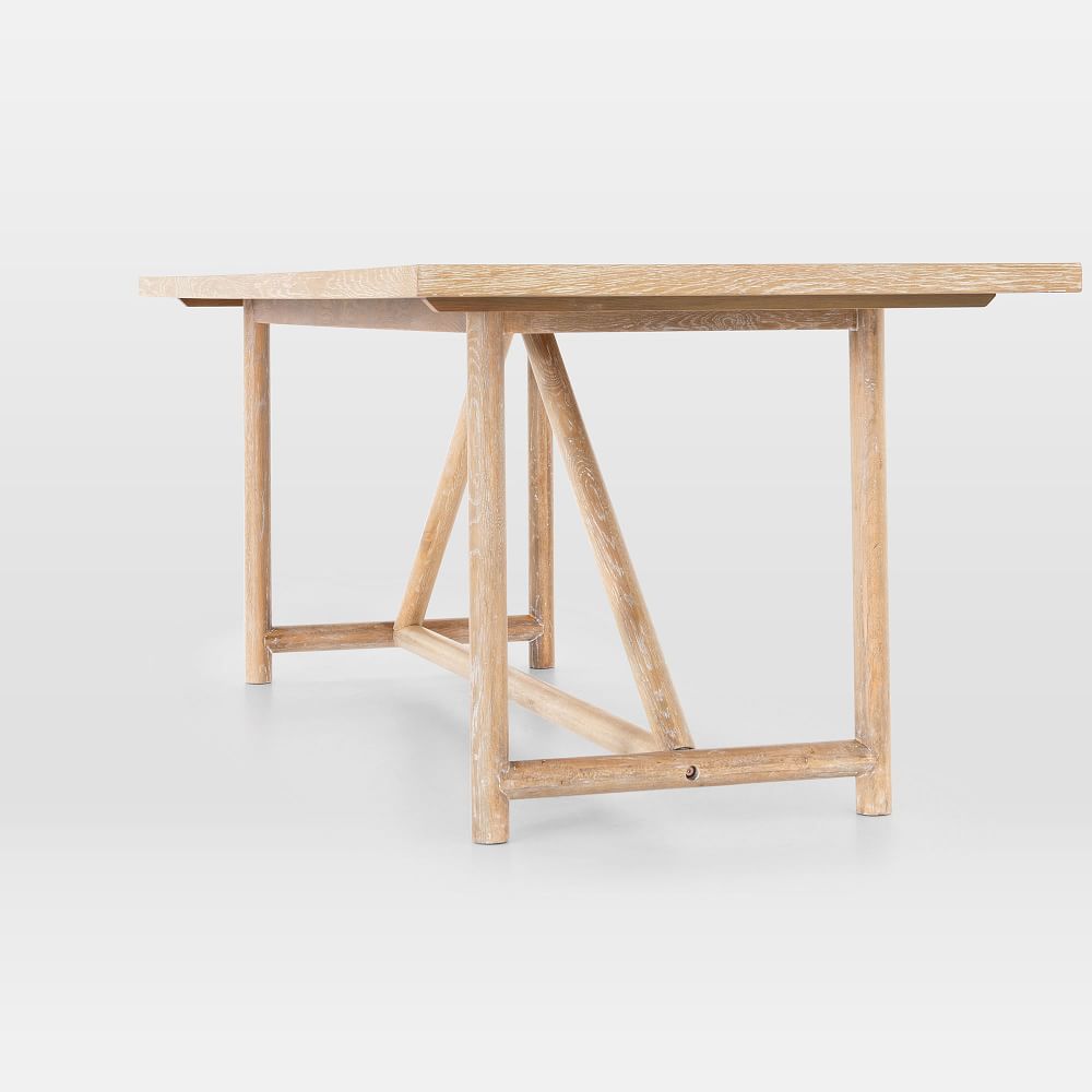 Modern Oak Rectangle Dining Table (84") | West Elm