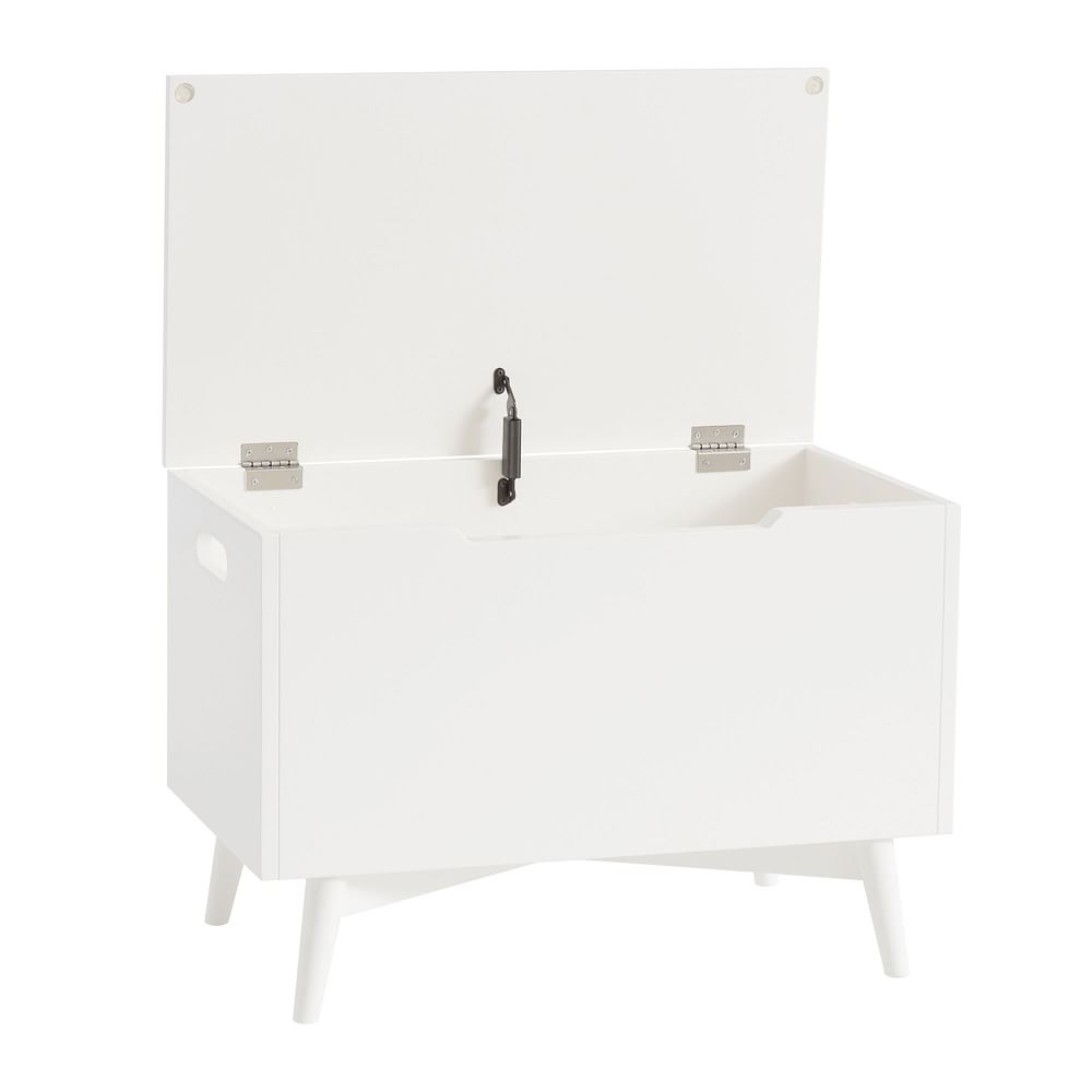 Mid-Century Toy Chest - White (In-Stock & Ready to Ship) | West Elm