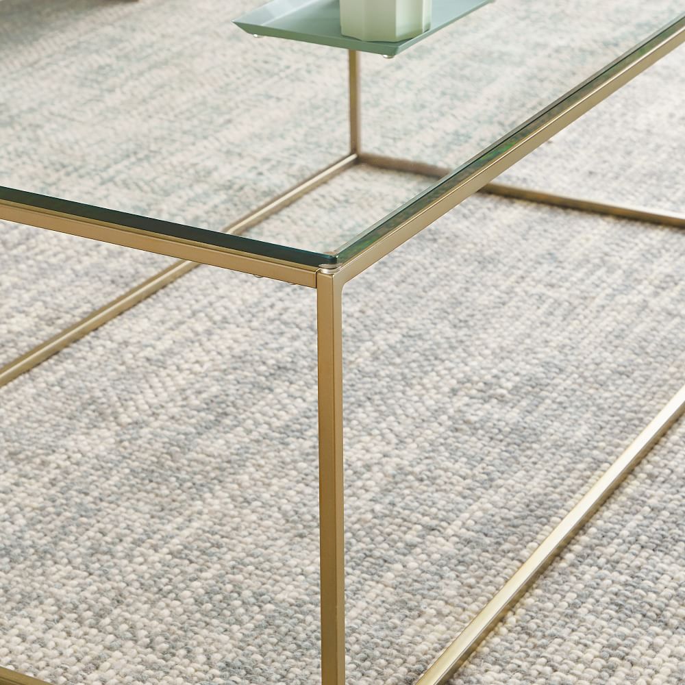 Streamline Rectangle Coffee Table (44"–52") | West Elm