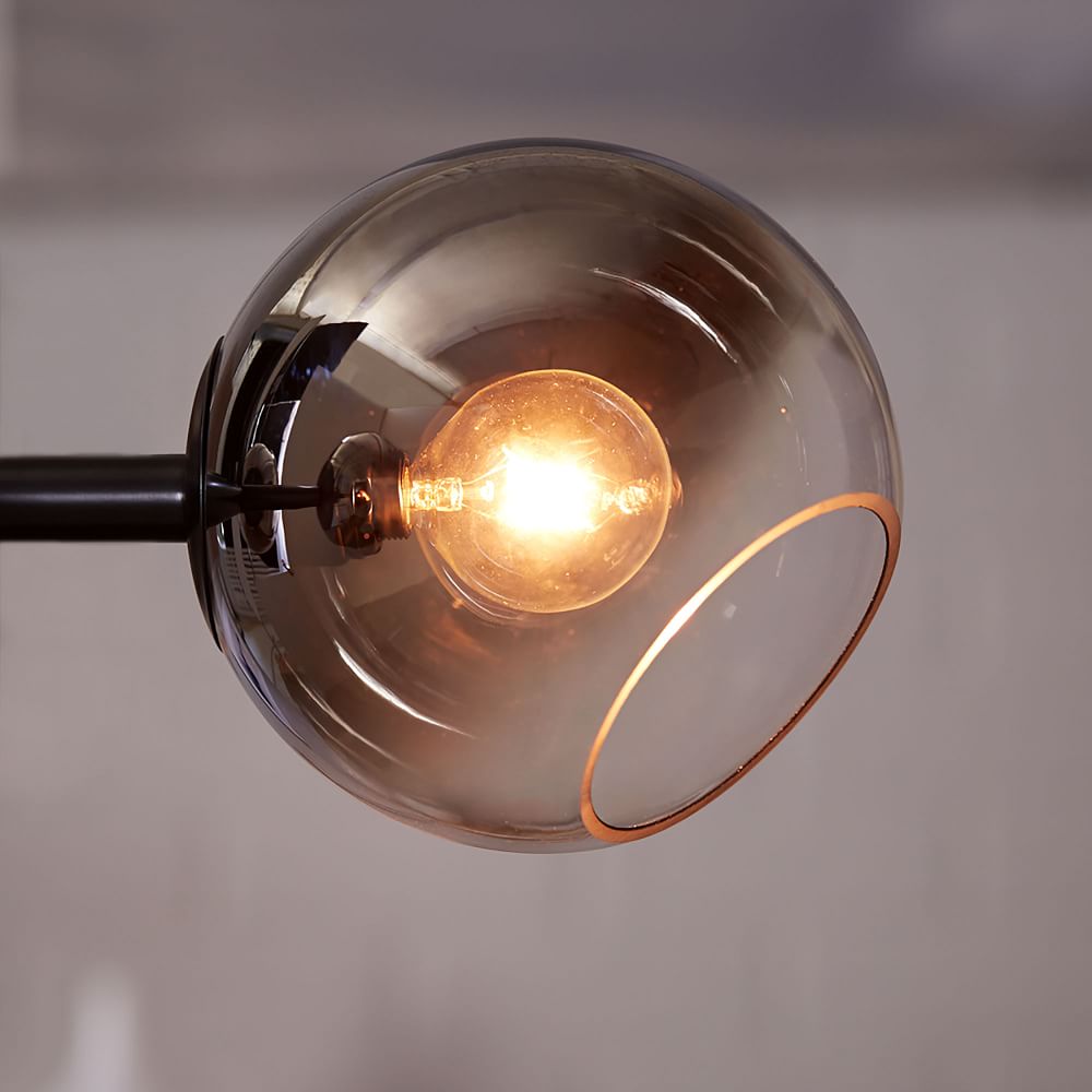 Staggered Glass Shade - Open Side | West Elm