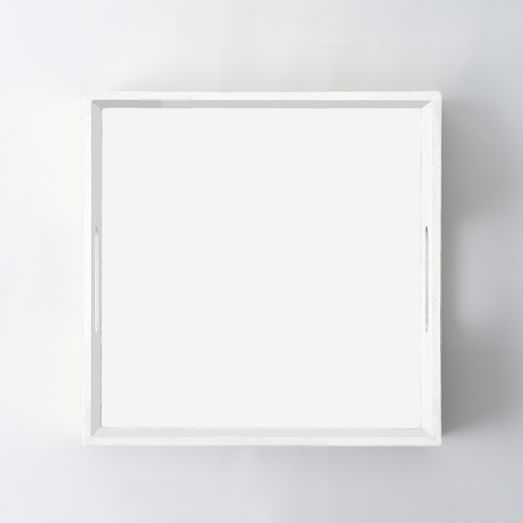 White Lacquer Tray | West Elm