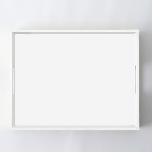 White Lacquer Tray | West Elm