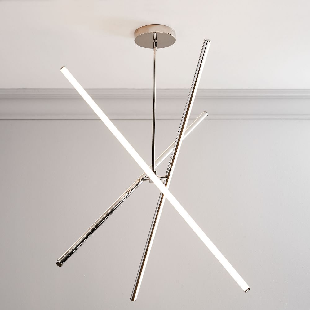 Light Rods LED Chandelier (55") | West Elm