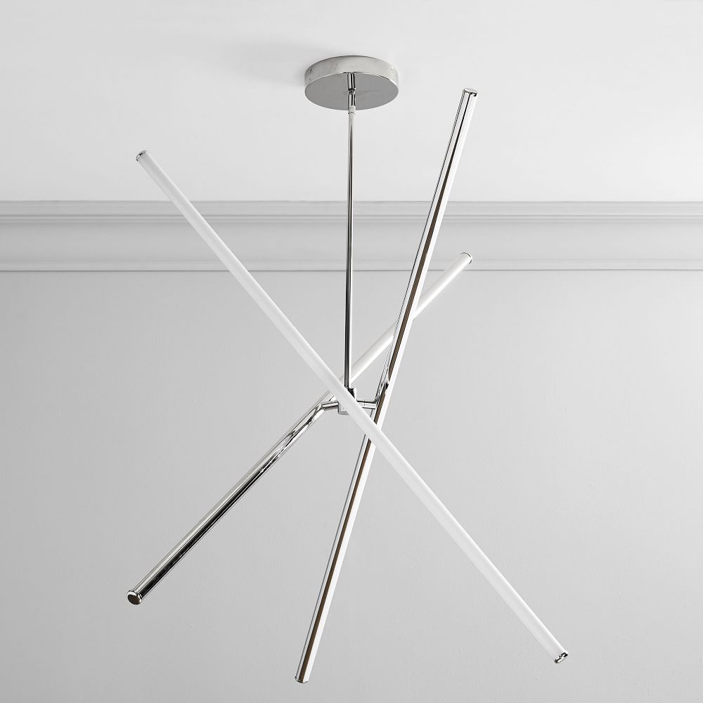 Light Rods LED Chandelier (55") | West Elm
