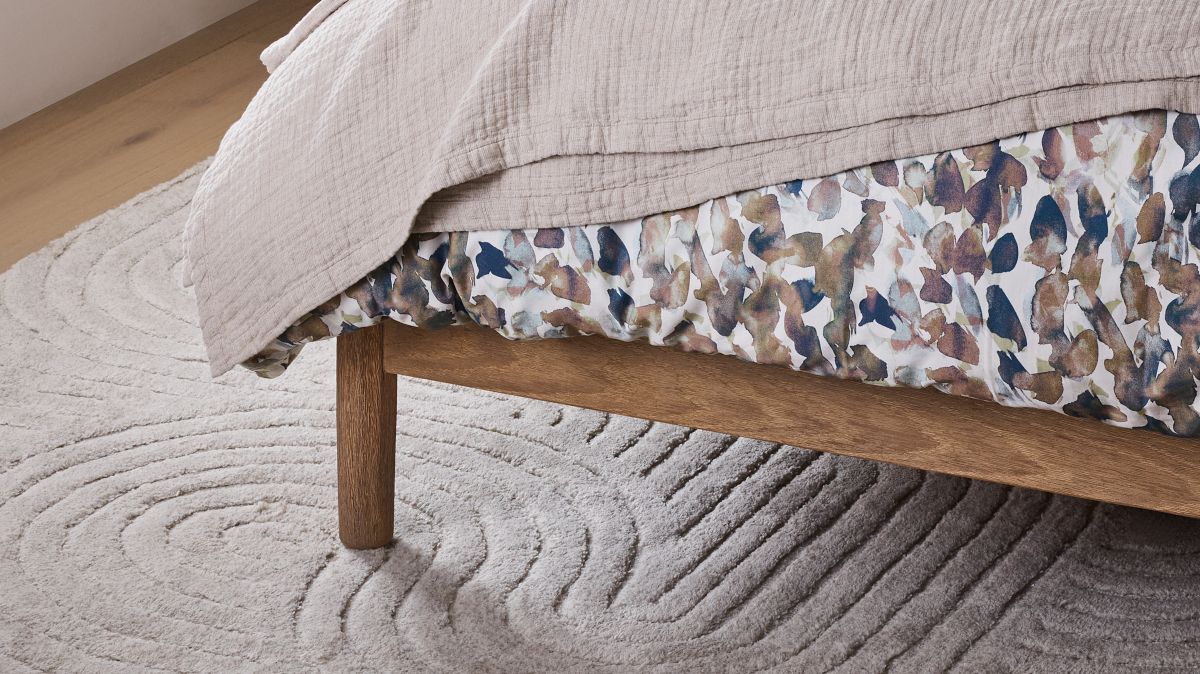 Curved Lines Easy Care Rug | West Elm