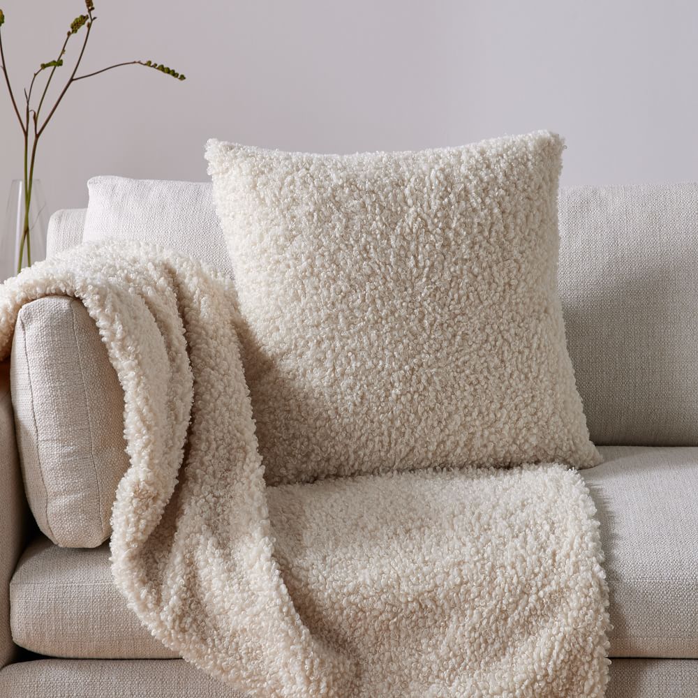 Cozy Faux Shearling Throw | West Elm
