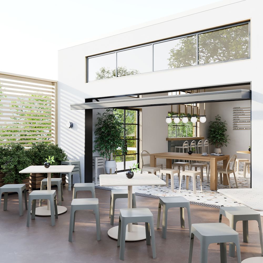 Gable Stacking Stool - Indoor/Outdoor | West Elm