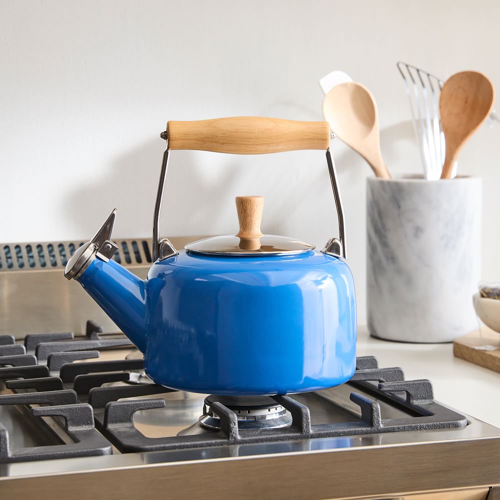 Chantal Sven Kettle with Wood Handle | West Elm