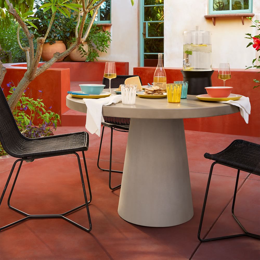 Flared Pop-Tone Melamine Dinner Plate Sets | West Elm