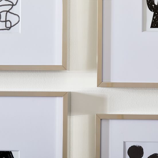 Multi-Mat Gallery Frames - Nickel | West Elm
